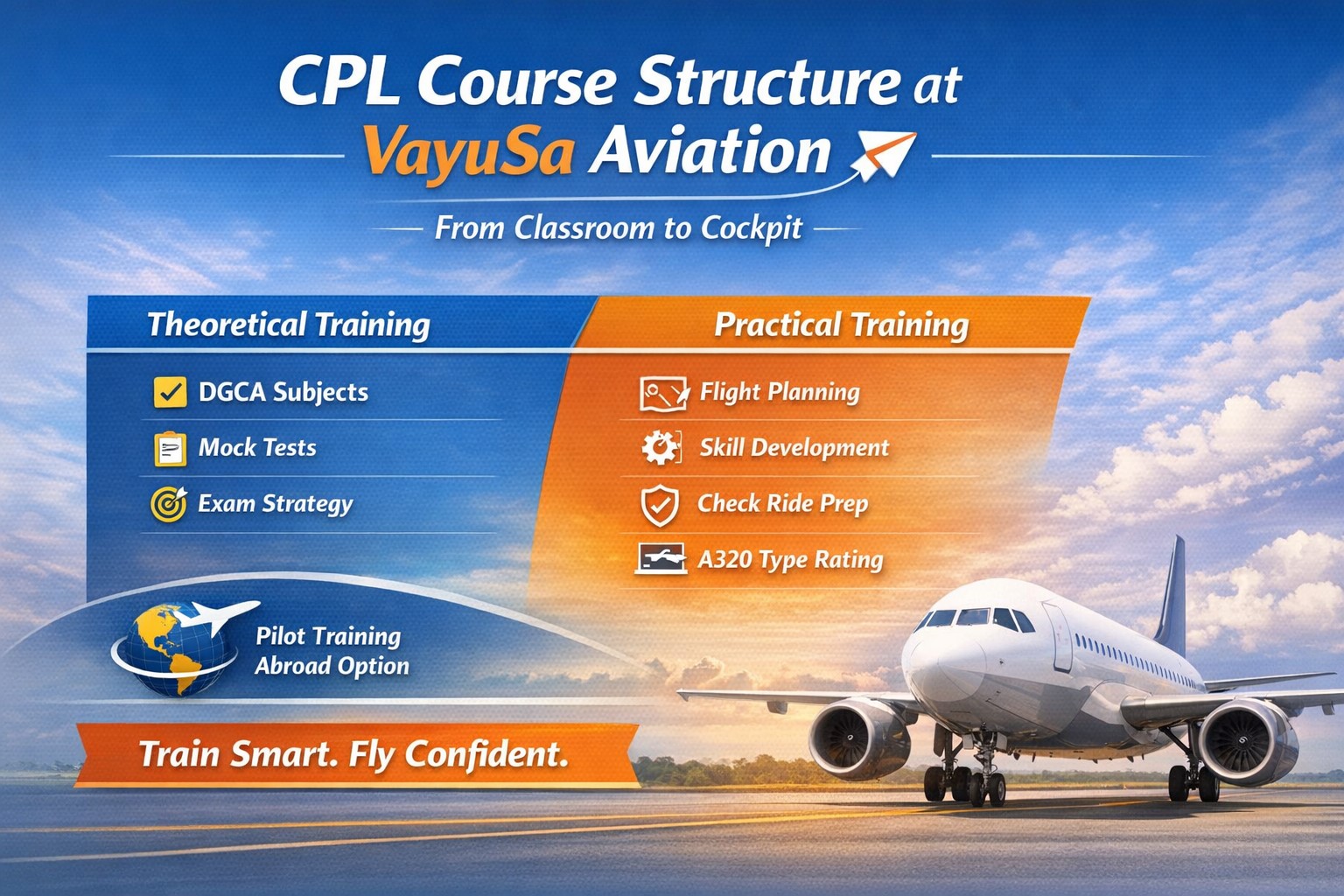 CPL Pilot Training in Ranchi, Jharkhand -VayuSa Aviation